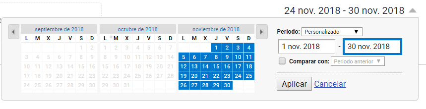 Selector de Fechas (Período) | gub.uy